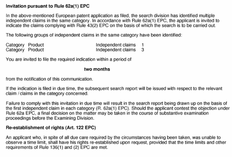 Rule 70a EPC – IP Chimp