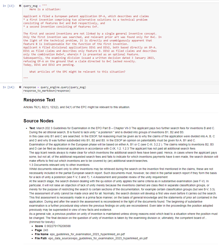 RAG for Legal Documents – IP Chimp